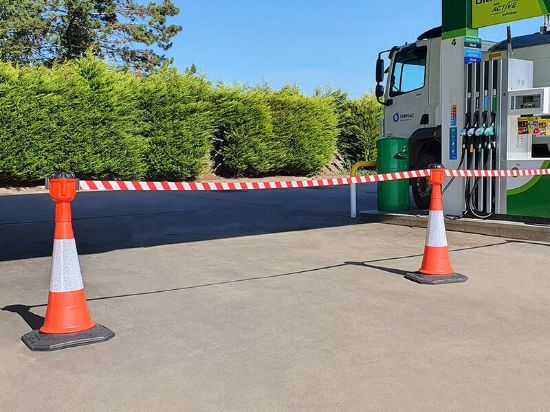 Cone Barrier Tape . Cone Barrier Tape . Universal Site Supplies