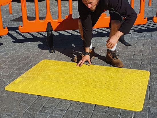 Pedestrian Hole Cover. Pedestrian Hole Cover. Universal Site Supplies